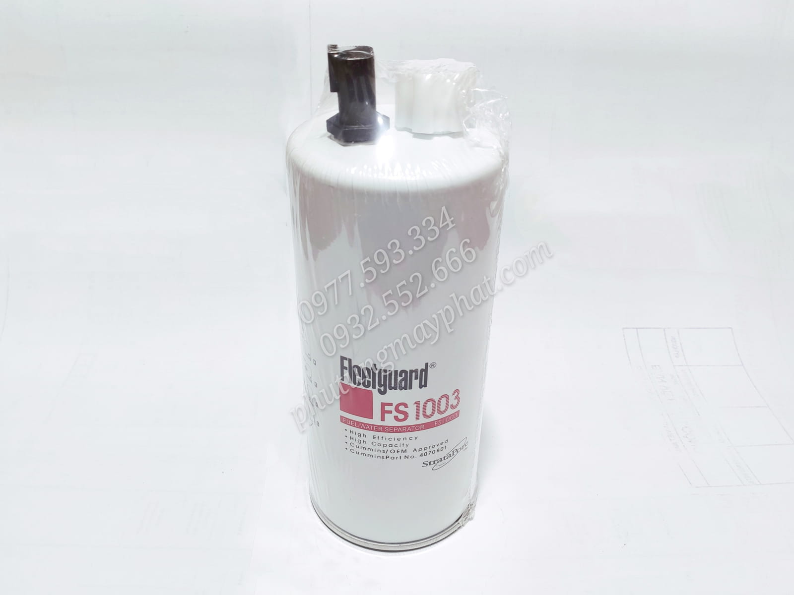 Phụ Tùng & Máy Phát Điện Hưng Linh - Lọc nhiên liệu Fleetguard FS1003
